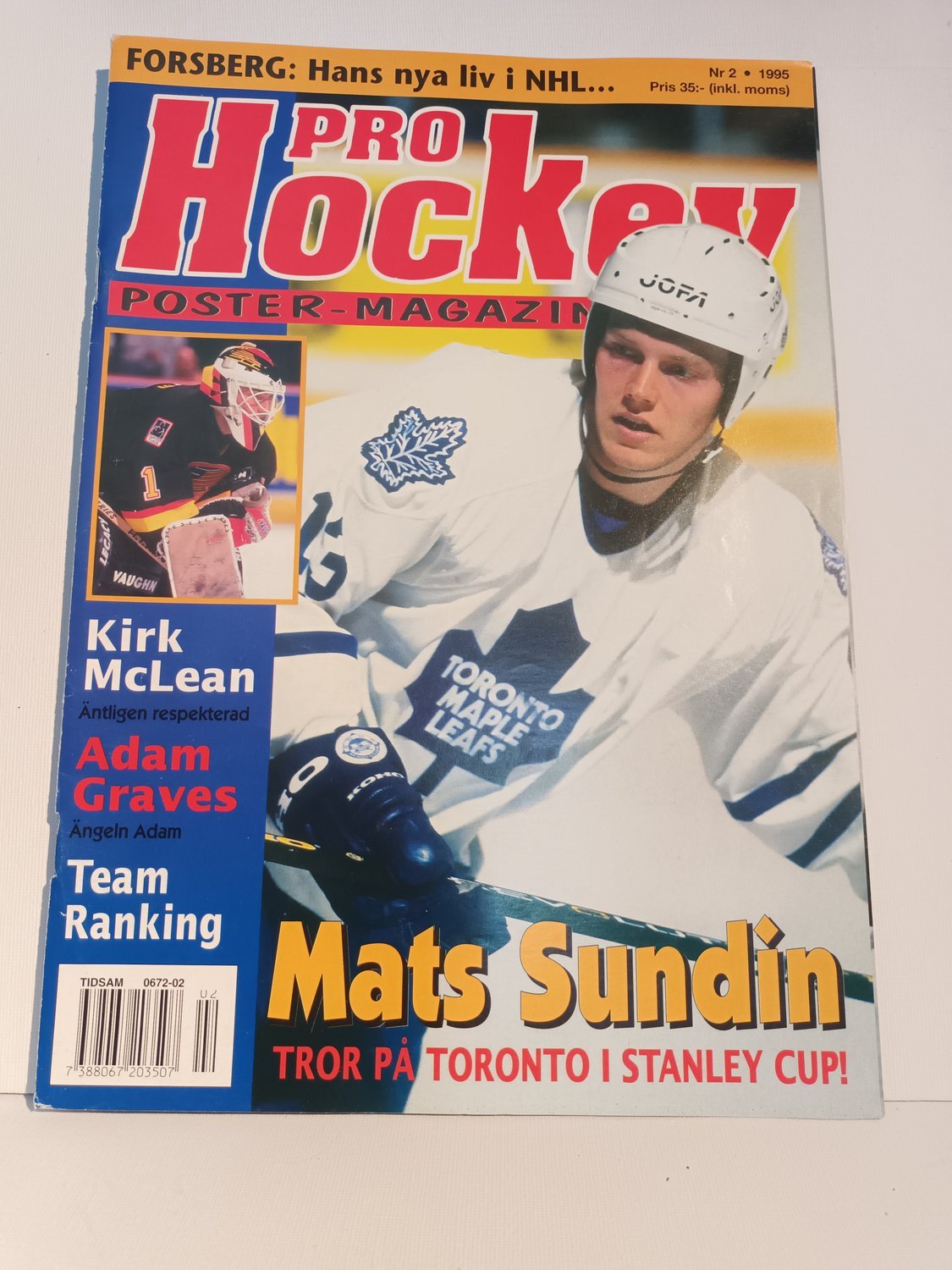 Nr 2 - 1995 Pro Hockey NHL Magazine + Poster me.. | Köp på Tradera ...