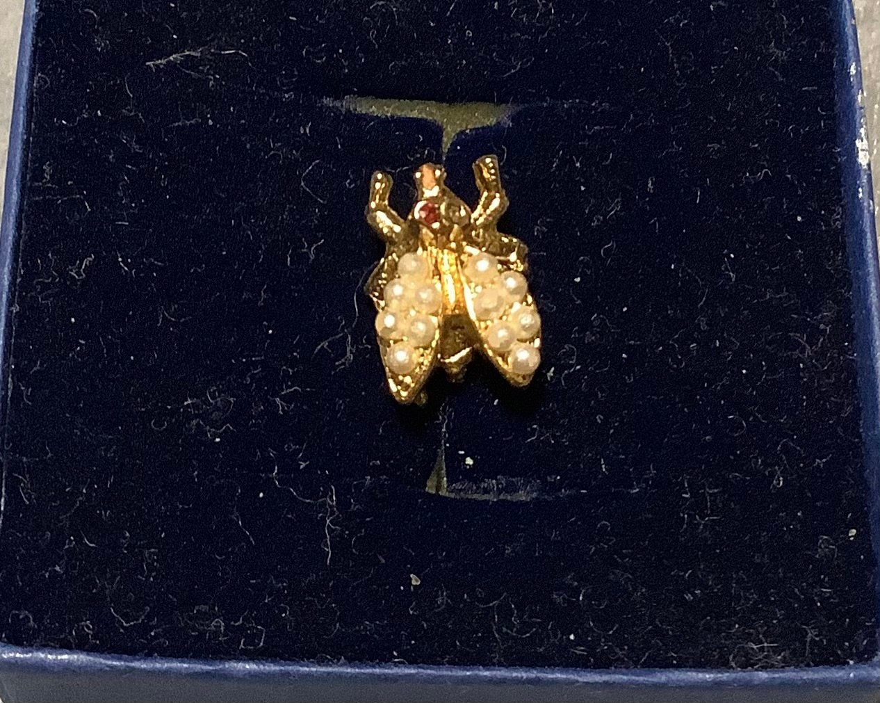 Söt brosch insekt med pärlor.. | Köp från HannasVintage på Tradera ...