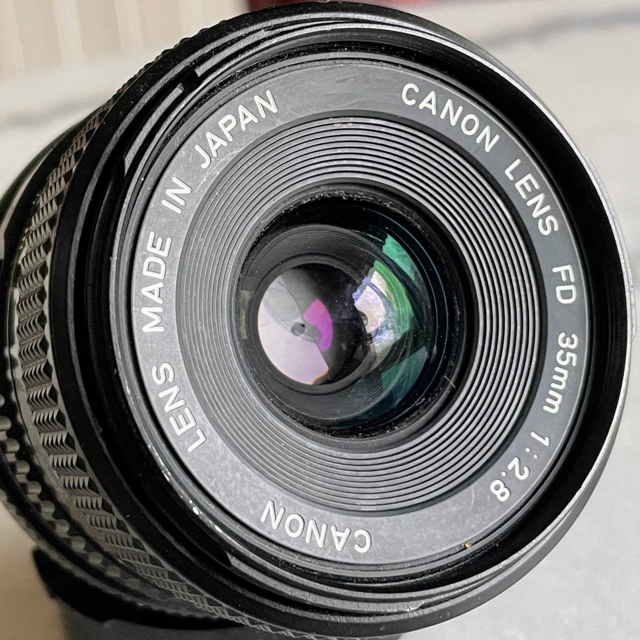 Se produkter som liknar Canon FD 35mm f2.8 FDn New FD.. på Tradera ...