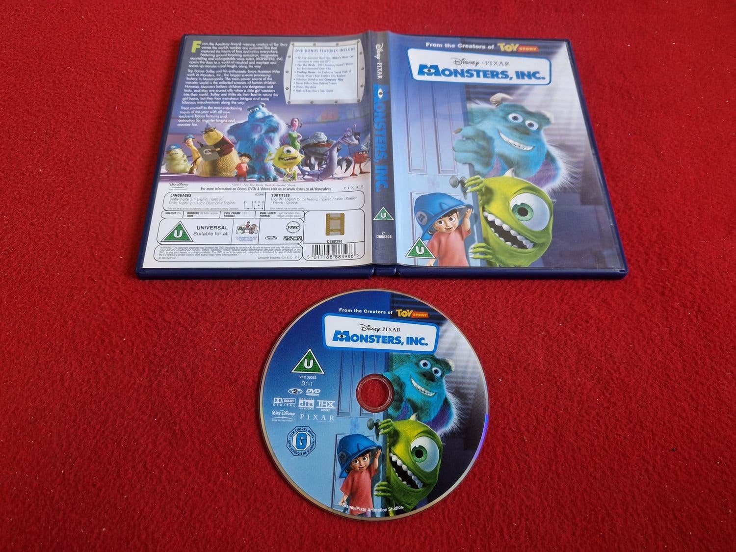 DISNEY MONSTERS INC till DVD | Köp från game-world på Tradera (650773233)