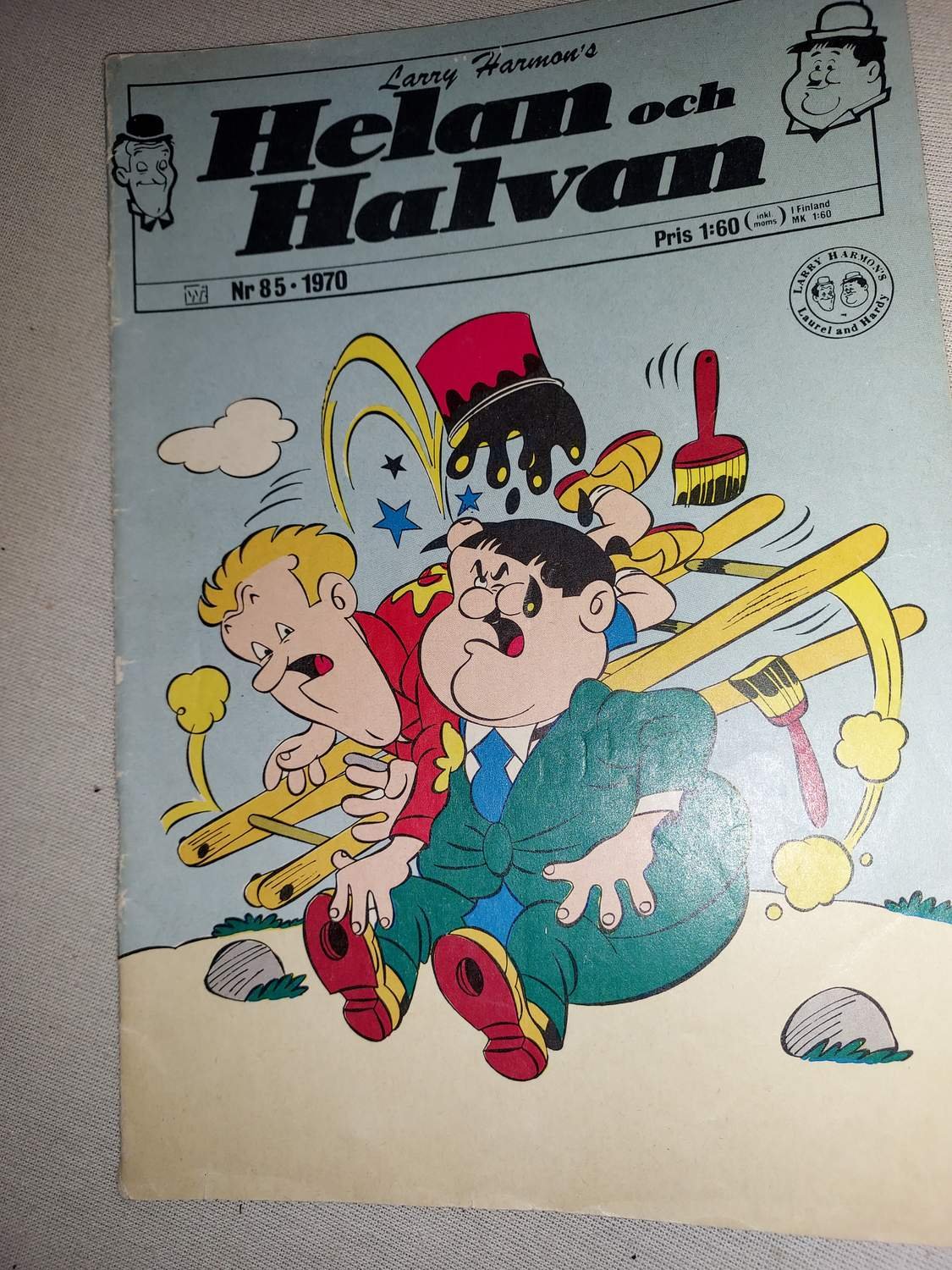 serier 1970 Helan och Halvan 17x25 cm ! | Köp på Tradera (629732788)