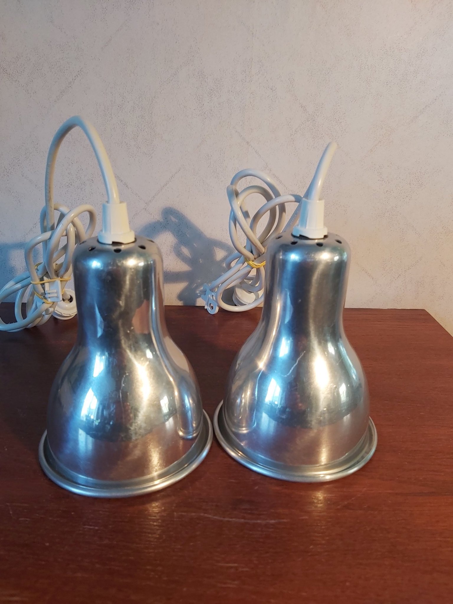 Paret fönsterlampor i vitmetall. IKEA T0002 | Köp på Tradera (695698139)