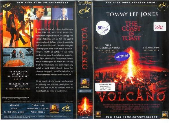 VOLCANO (VHS) | Köp från Boa-skivakuten på Tradera (640360921)