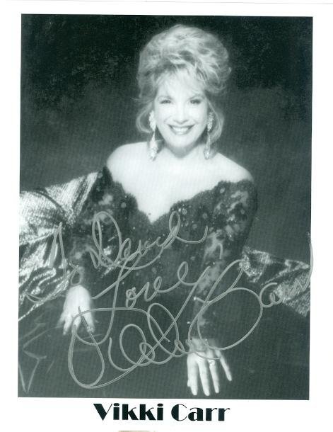 VIKKI CARR AMERICAN VOCALIST AND HUMANITARIAN A.. | Köp på Tradera ...