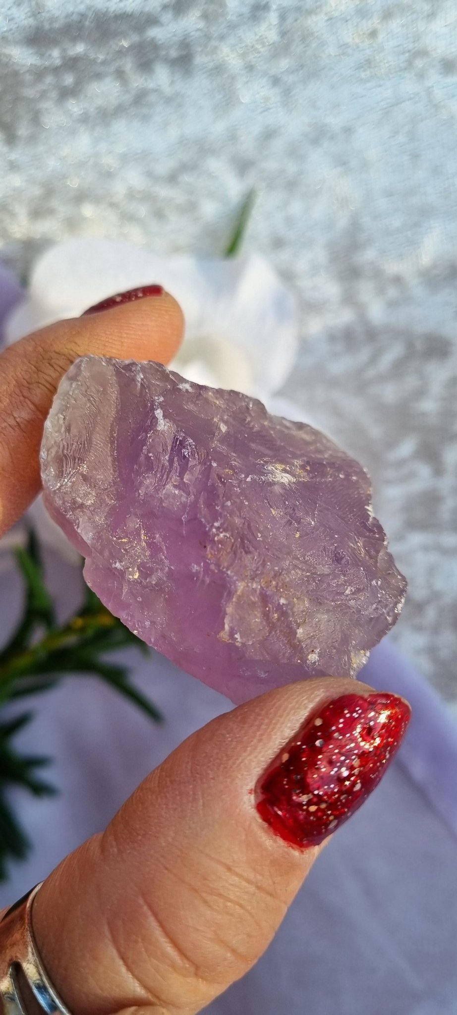 Ametist kristall råsten sten mineral sten chakr.. | Köp på Tradera ...