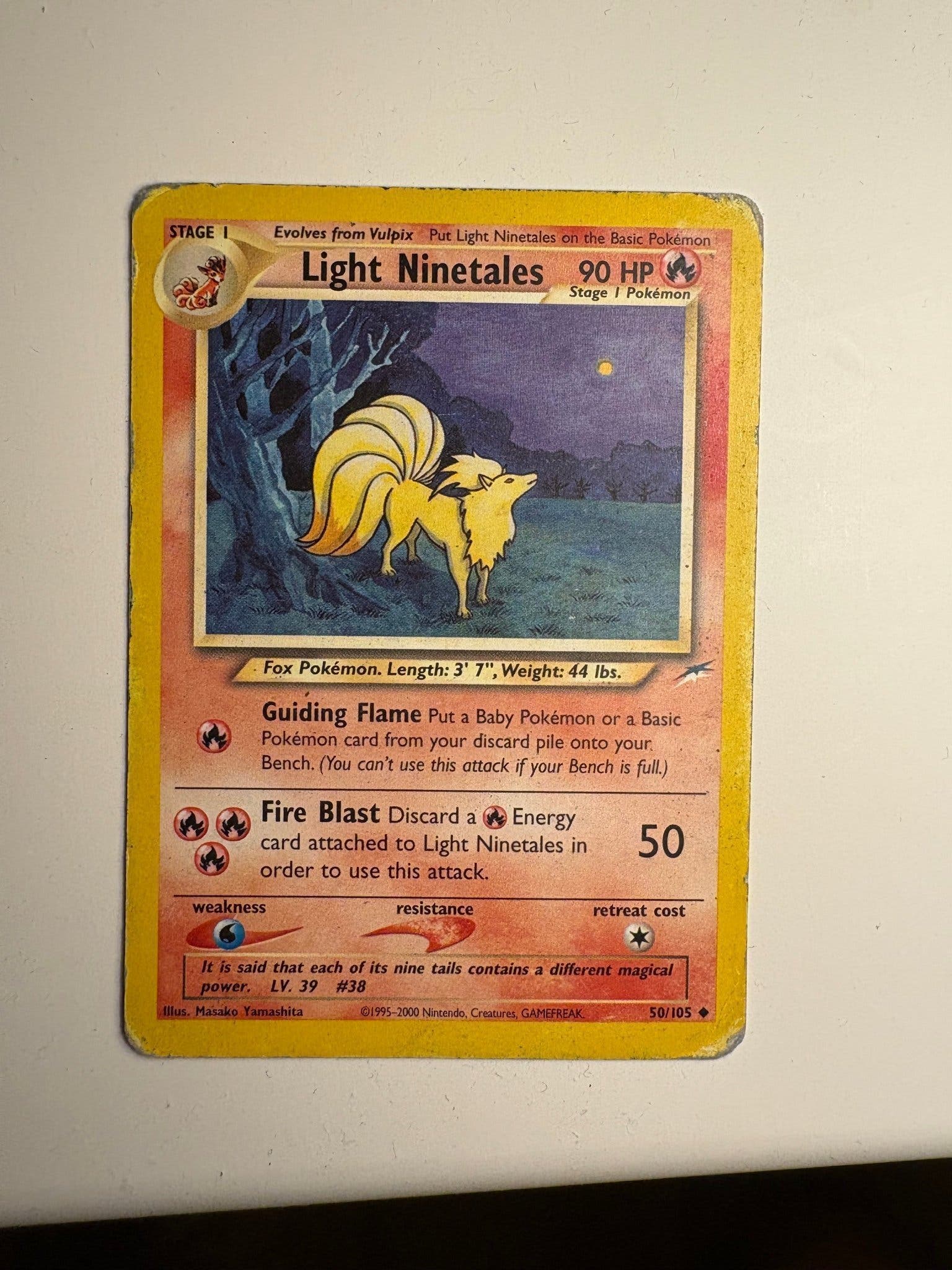 Se produkter som liknar Light Ninetales - Pokémonkort på Tradera ...