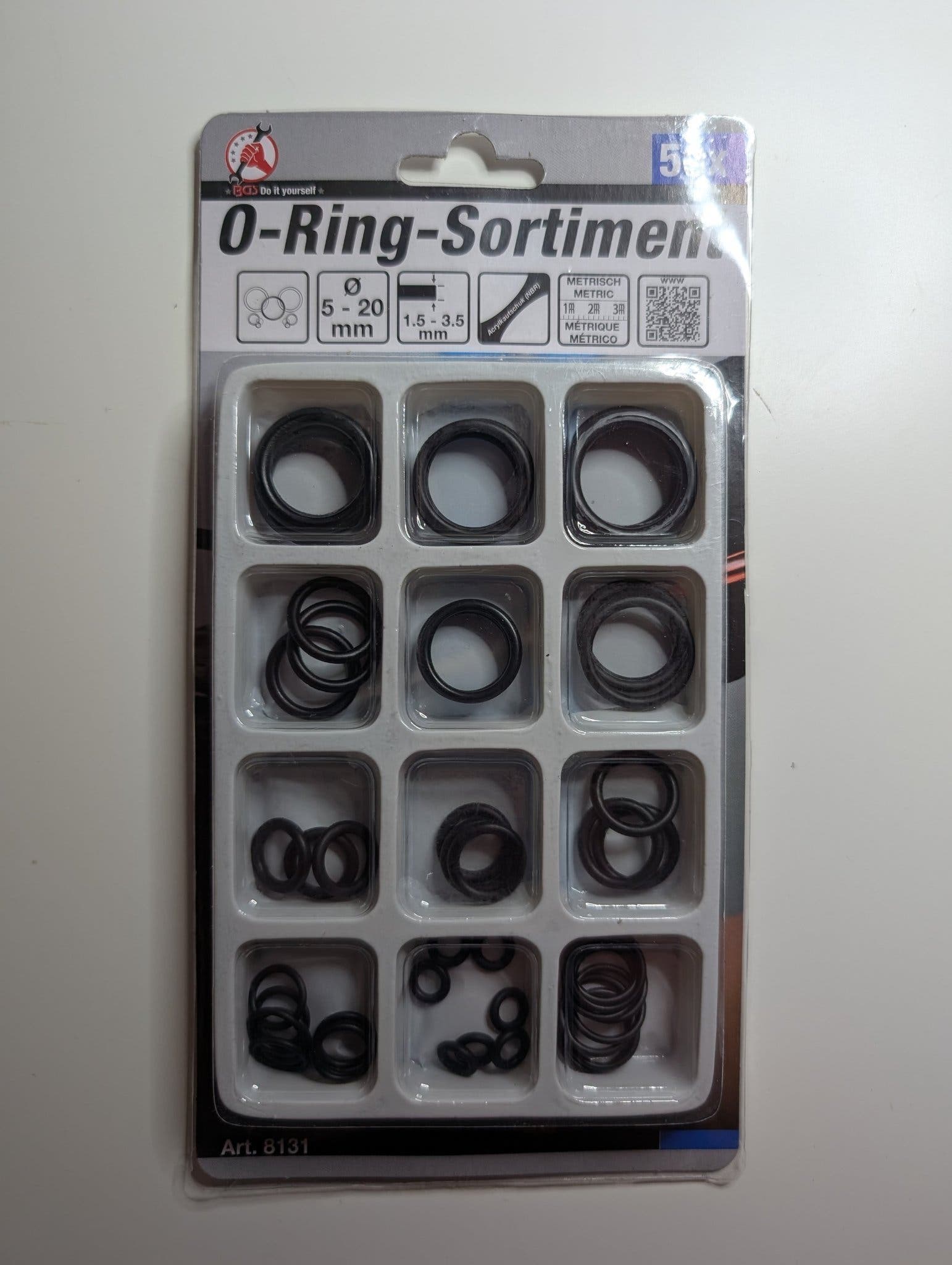 O-Ring Sortiment | Ø 5 - 20 mm | 50 delar - NY .. | Köp på Tradera ...