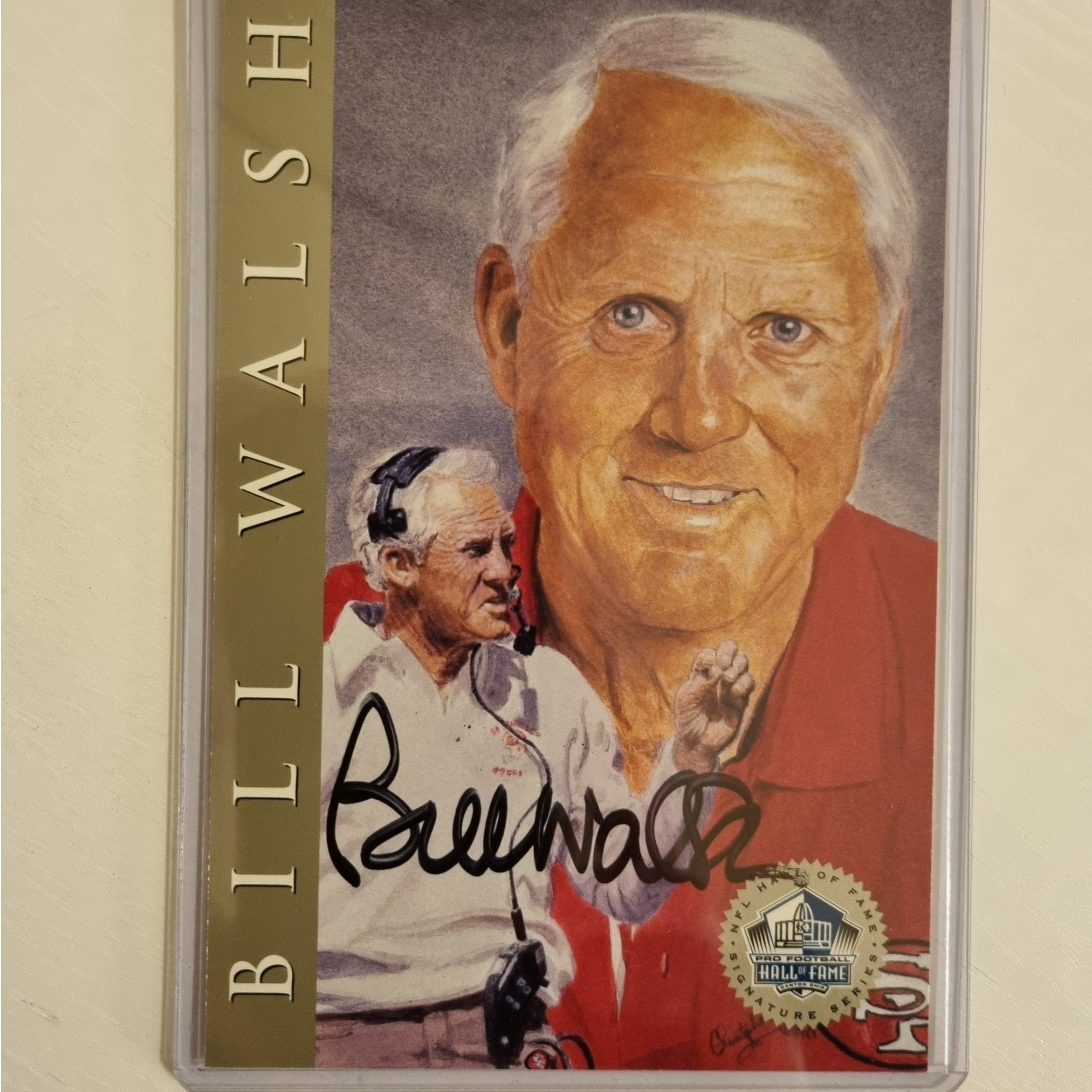 Bill Walsh Autographed 1998 "Ron Mix" Hall Of F.. | Köp på Tradera ...