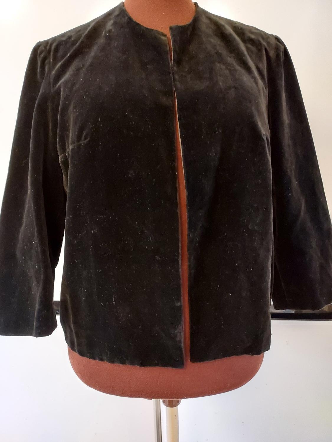 jacka SAMMET 70-tal vintage stl.42 ! | Köp på Tradera (619854639)