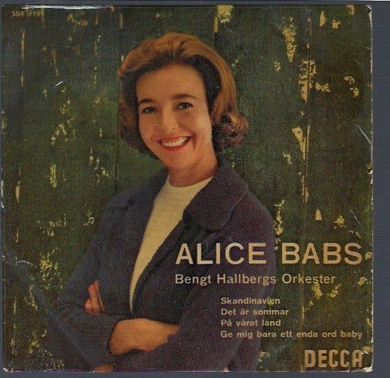 Se produkter som liknar ALICE BABS SVENSK MUSIK VINYL.. på Tradera ...