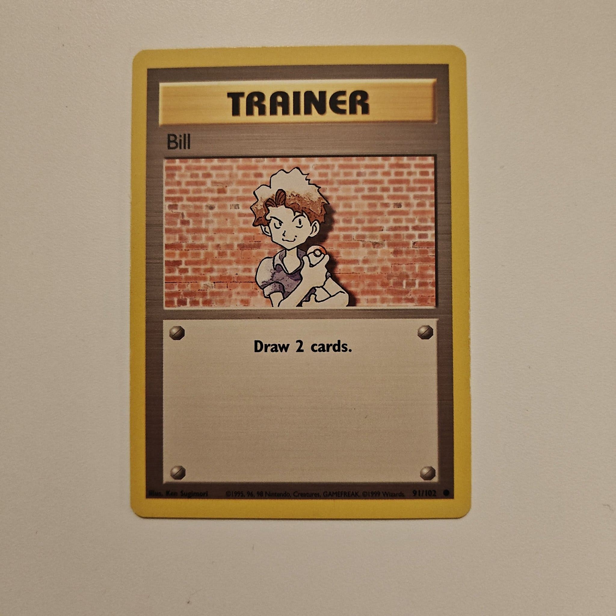 Bill - Trainer - Pokémonkort | Köp på Tradera (711761469)