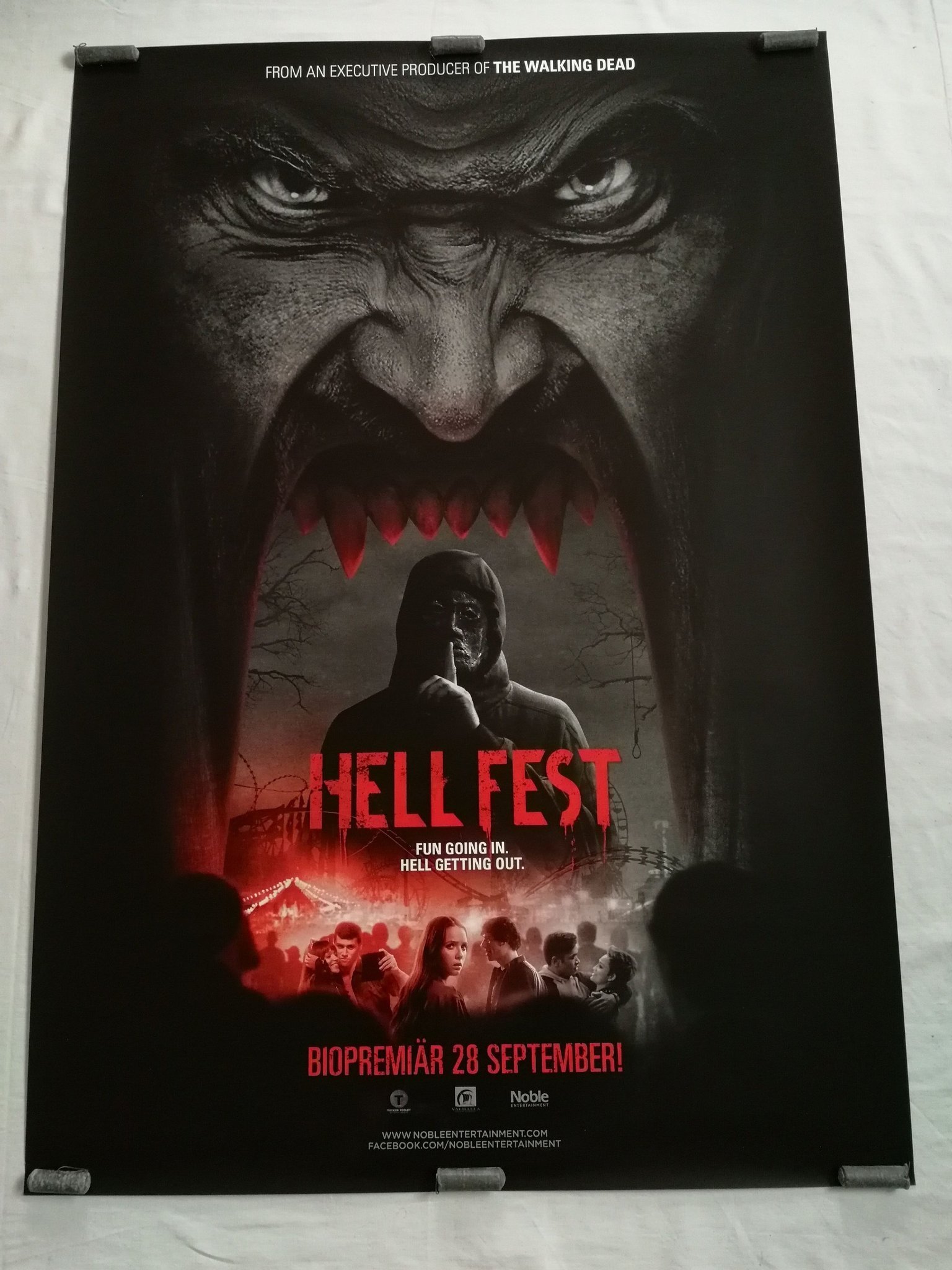 Filmaffisch HELL FEST dubbelsidig 70 cm * 100 cm. | Köp på Tradera ...
