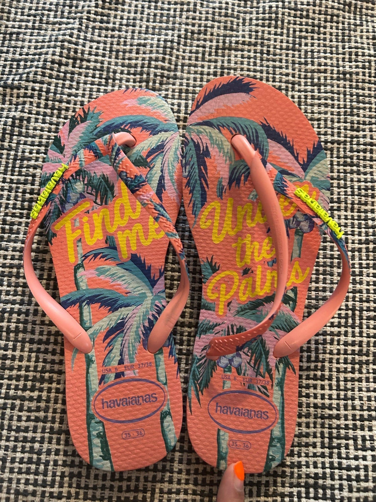 Se produkter som liknar Havaianas Flip-Flops, rosa/tu.. på Tradera ...