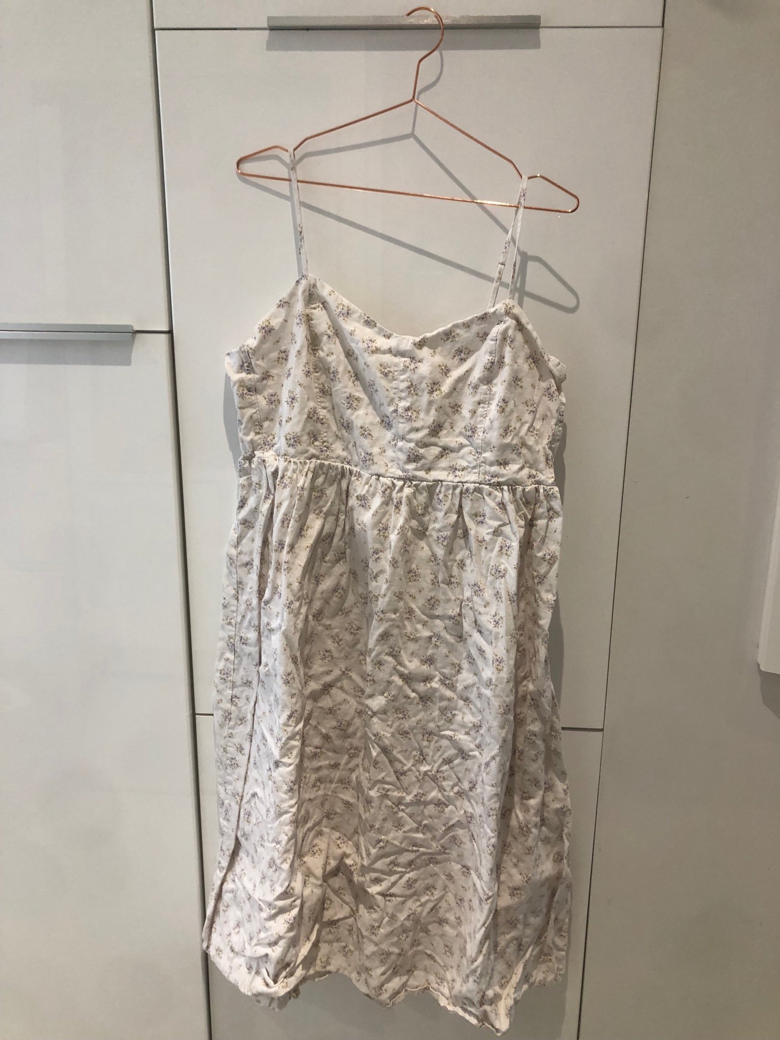 H&M resår sommar blommig klänning XL | Köp på Tradera (630194640)