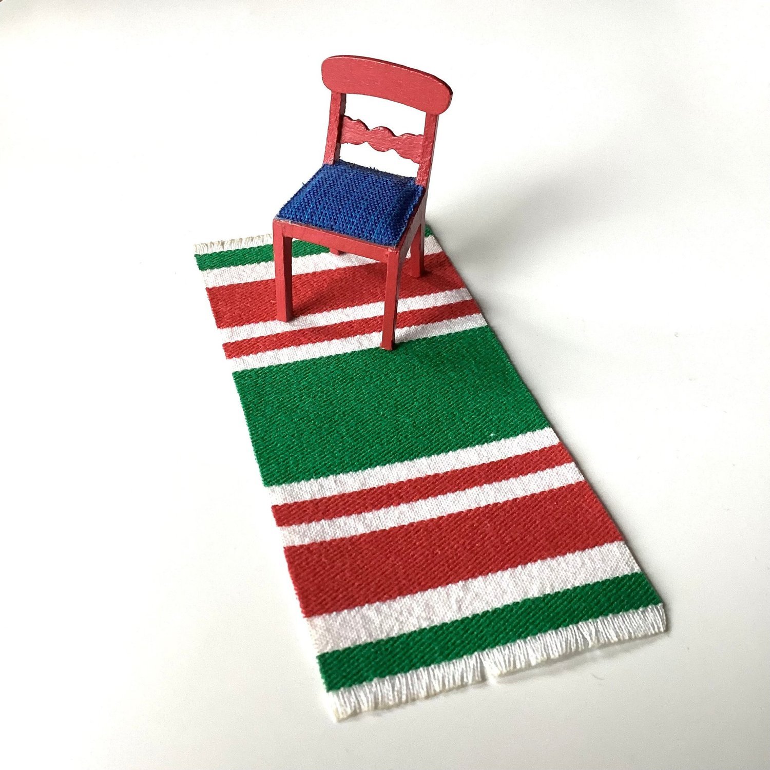 Matta Randig i rött grönt och vitt Lundby Docks.. | Köp på Tradera ...