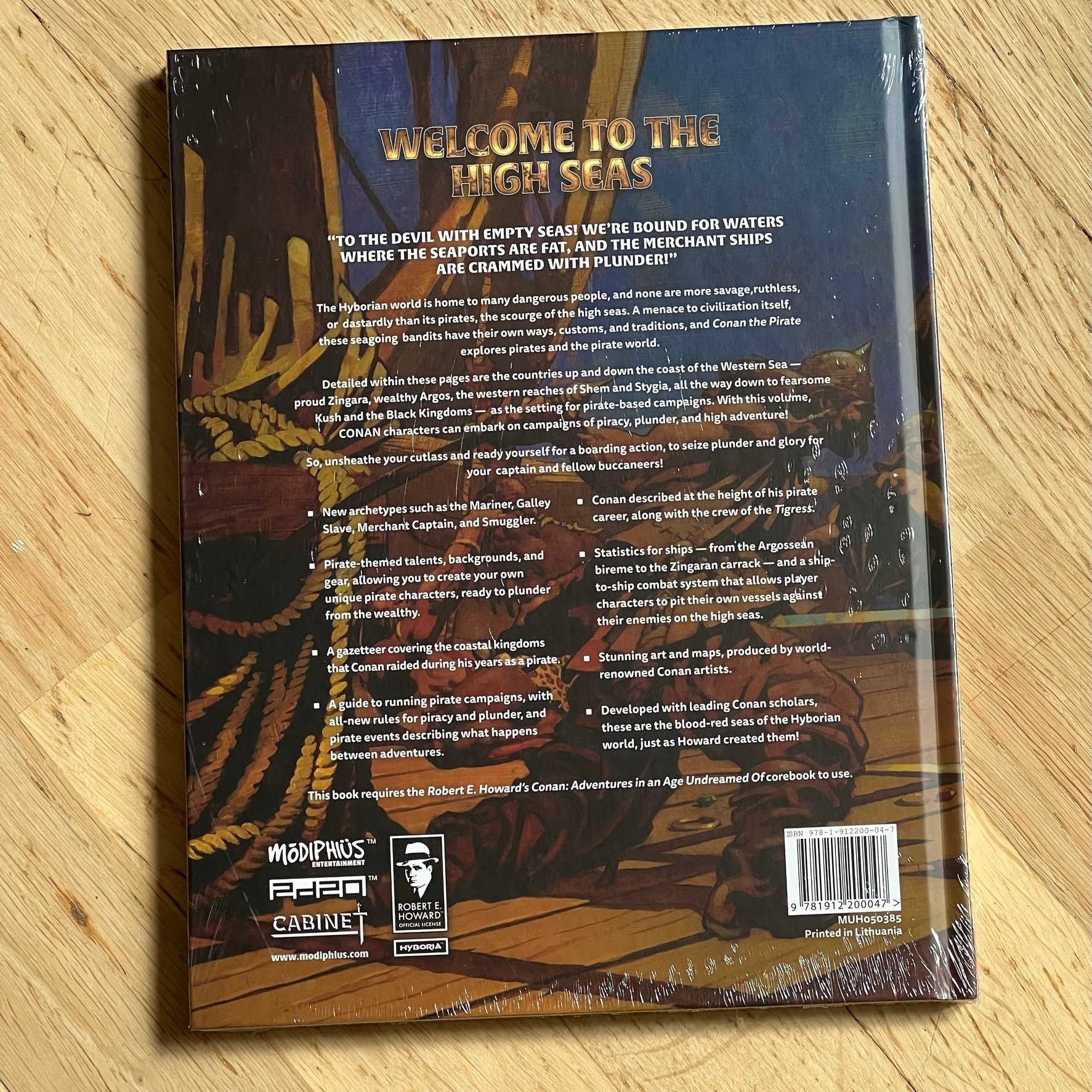 Conan Rpg Conan The Pirate Modiphius 2d20 Rob Köp På Tradera