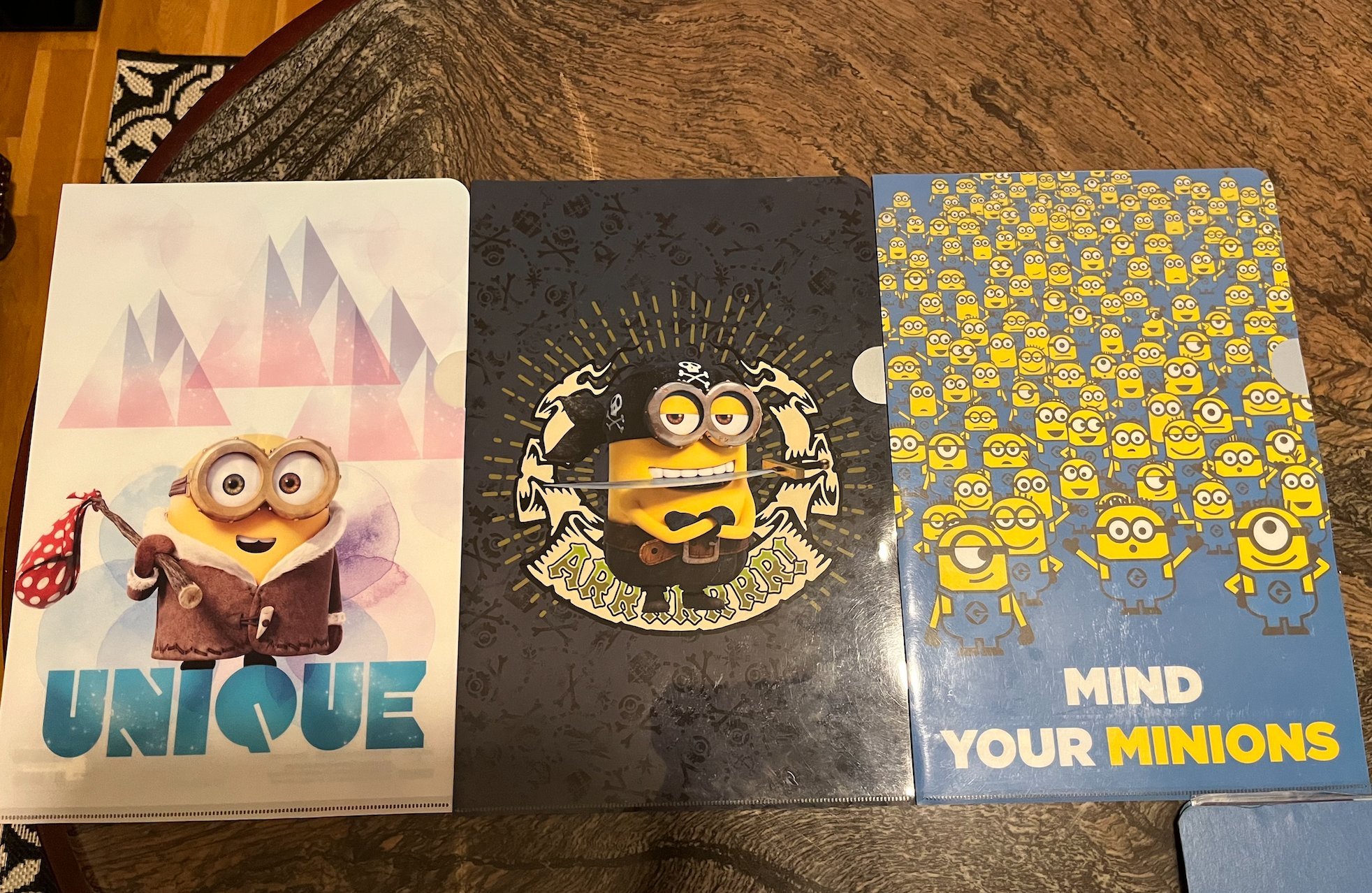 Minions Minionerna plastfickor (3 st) official .. | Köp på Tradera ...