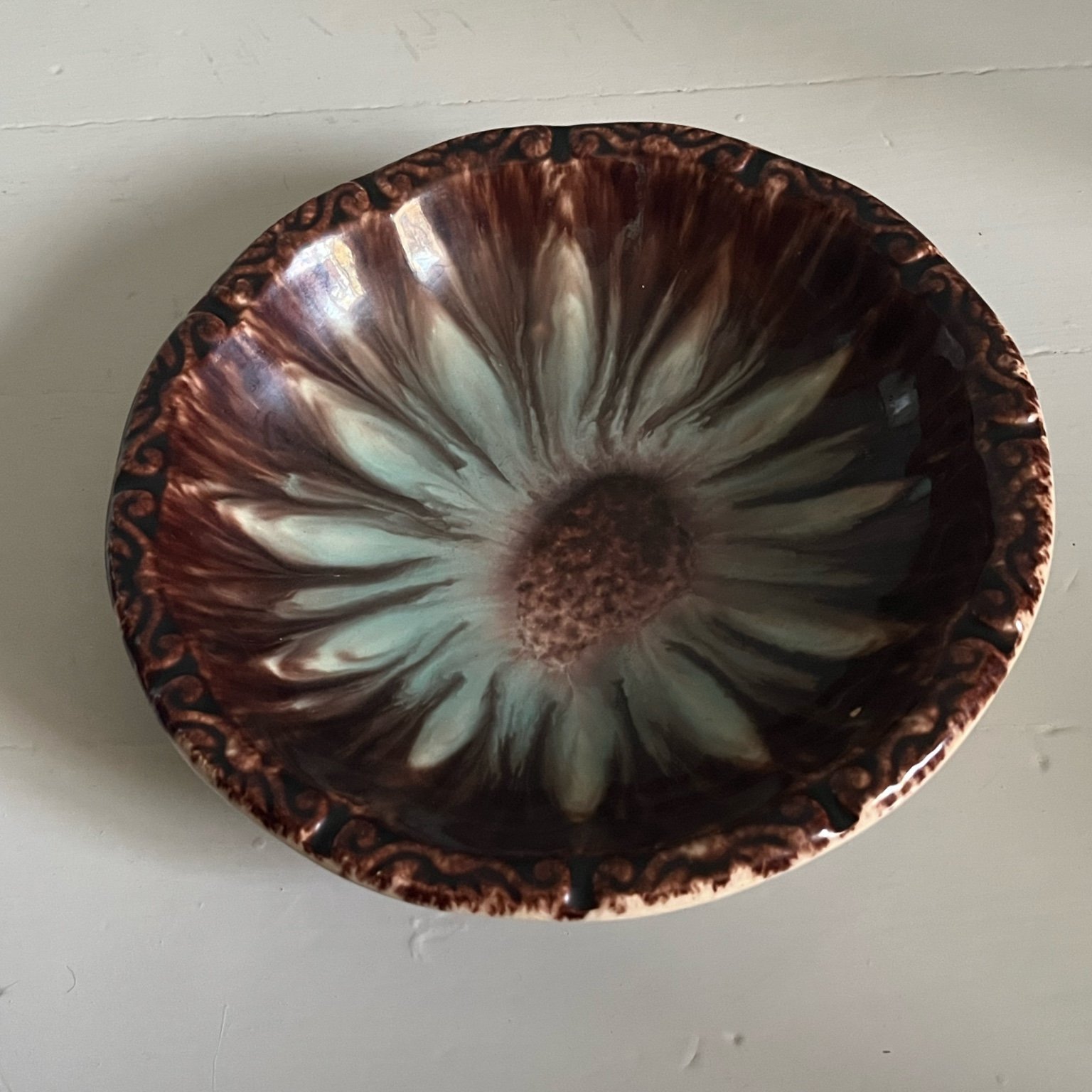 Äldre djupt fat, sekelskifte, skål, vintage, up.. | Köp på Tradera ...