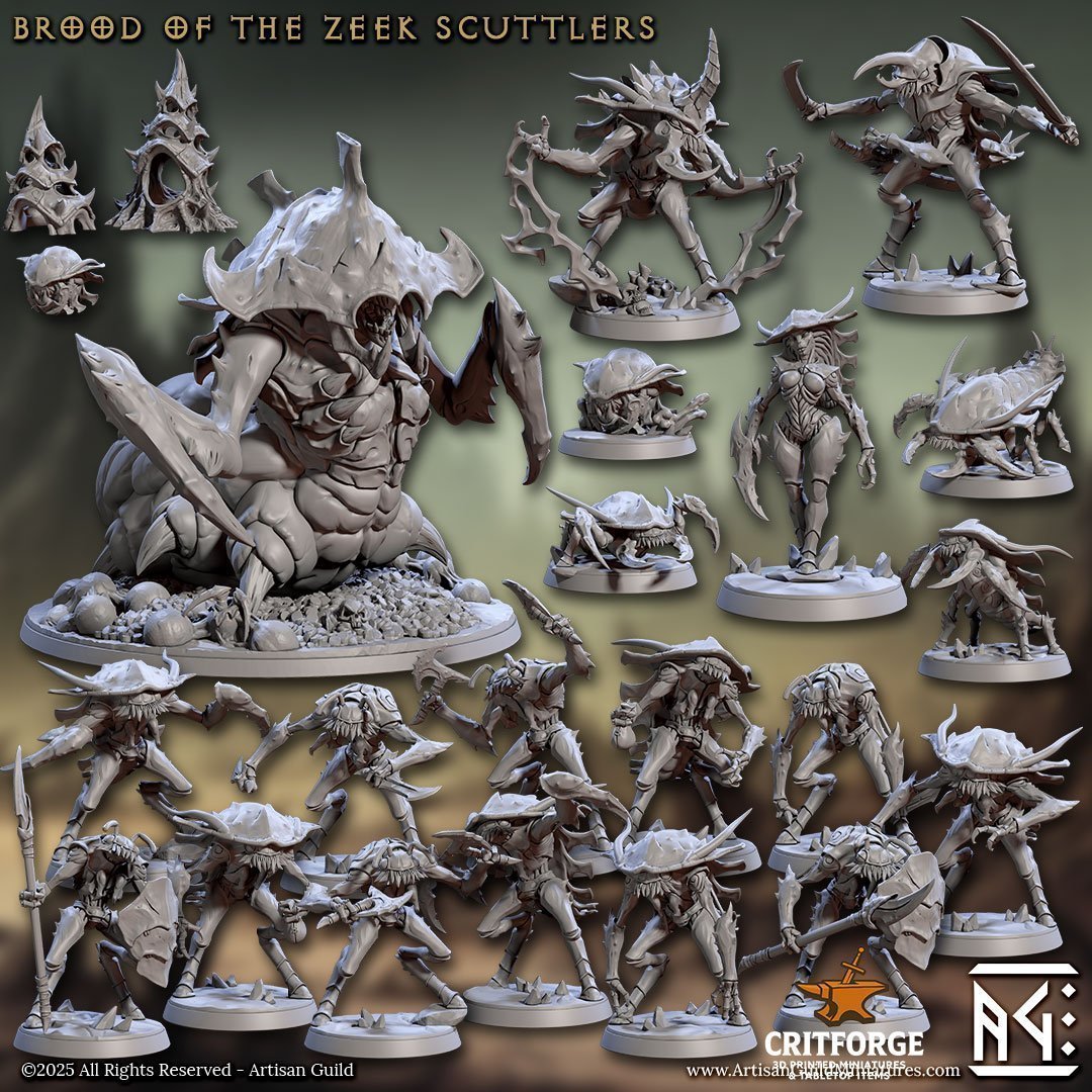 Zeek Scuttlers SET – Resin Miniatyr till Tablet.. | Köp på Tradera ...