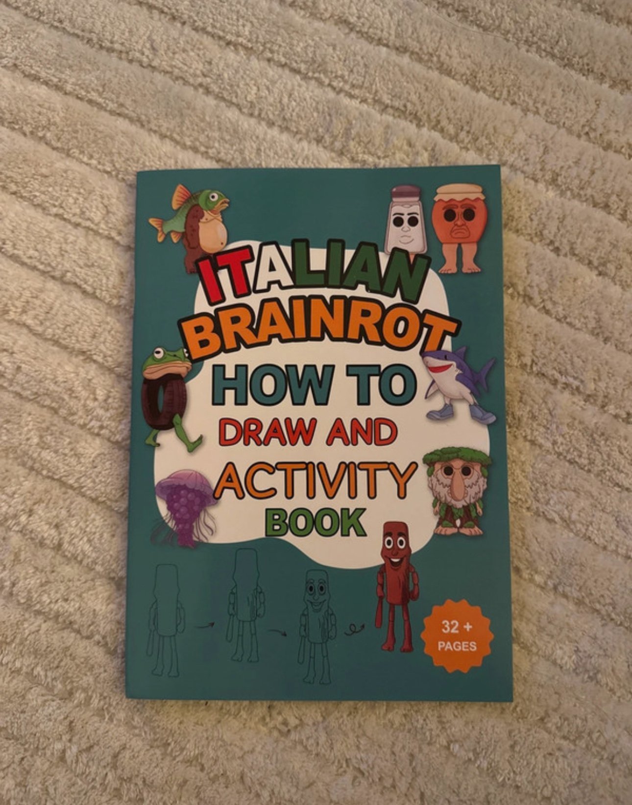 Italian Brainrot How To Draw and Activity Book | Köp på Tradera (708464490)