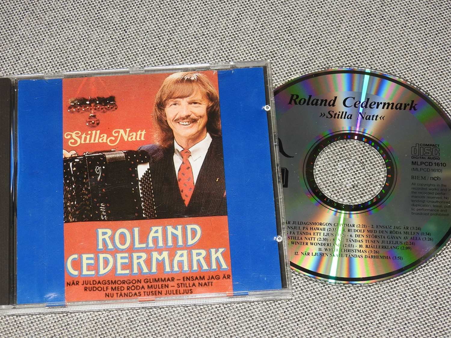Roland Cedermark - Stilla Natt CD Dragspel MLPC.. | Köp på Tradera ...