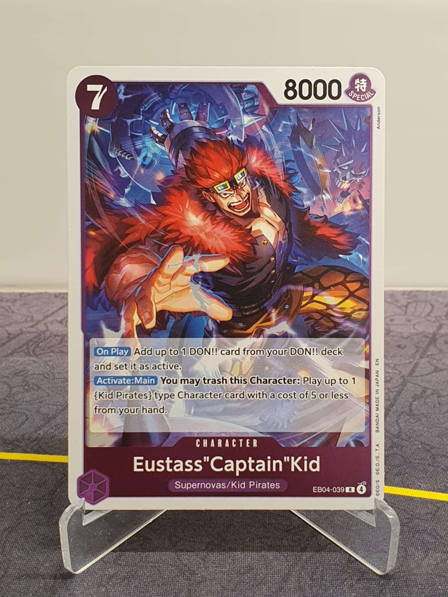 EUSTASS"CAPTAIN"KID - Holo Rare - The Azure Sea.. | Köp på Tradera ...