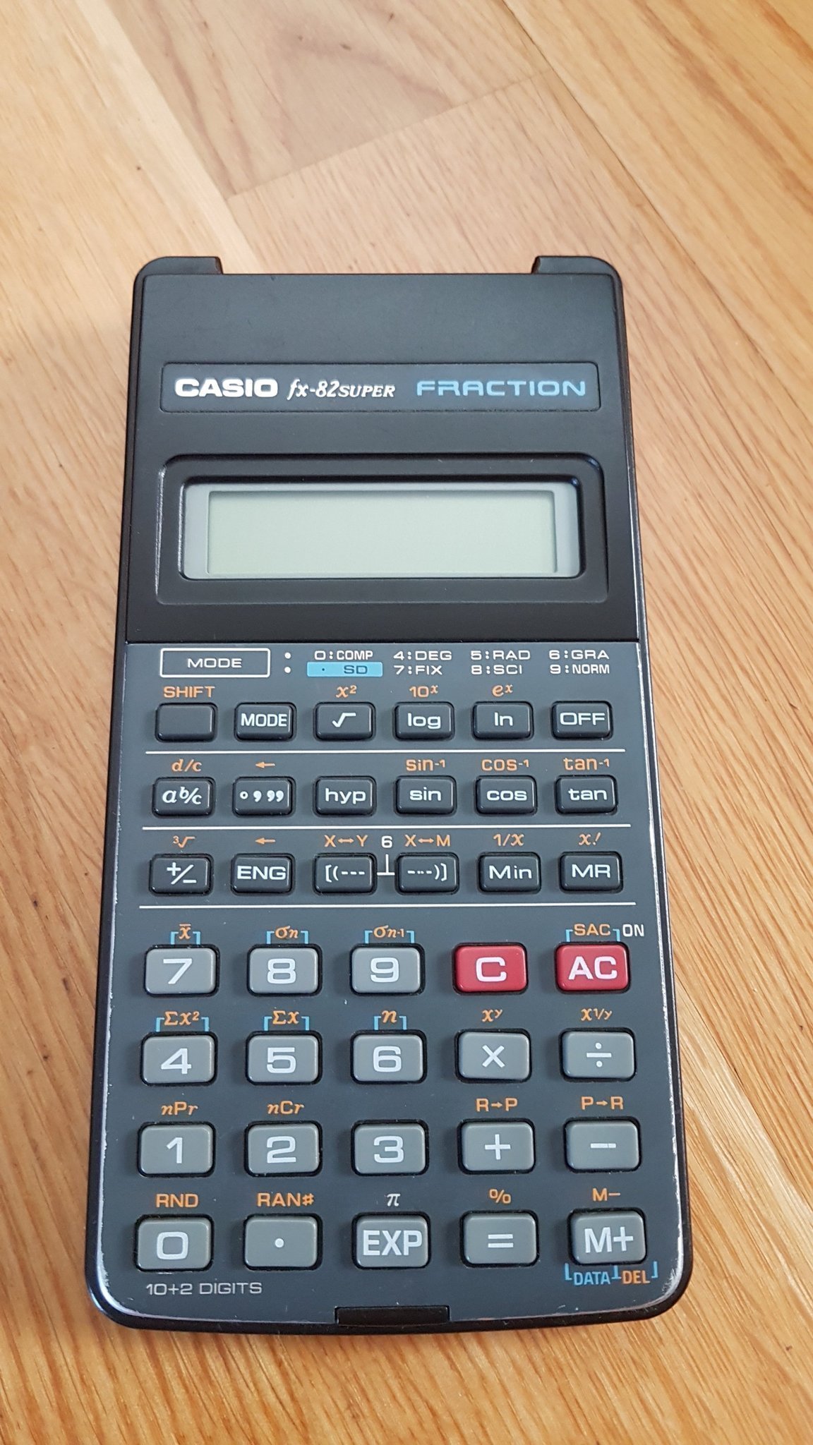 Casio fx-82super Fraction miniräknare (415677198) ᐈ Köp på Tradera