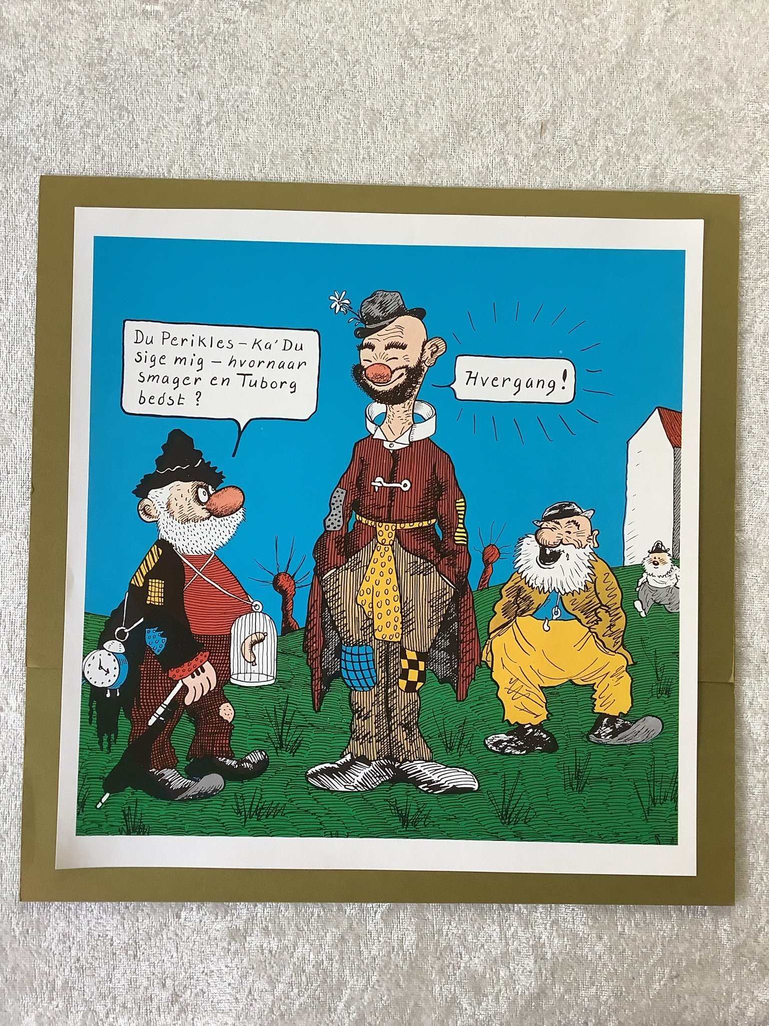 plansch Hvergang Tuborg Robert Storm Petersen i.. | Köp på Tradera ...