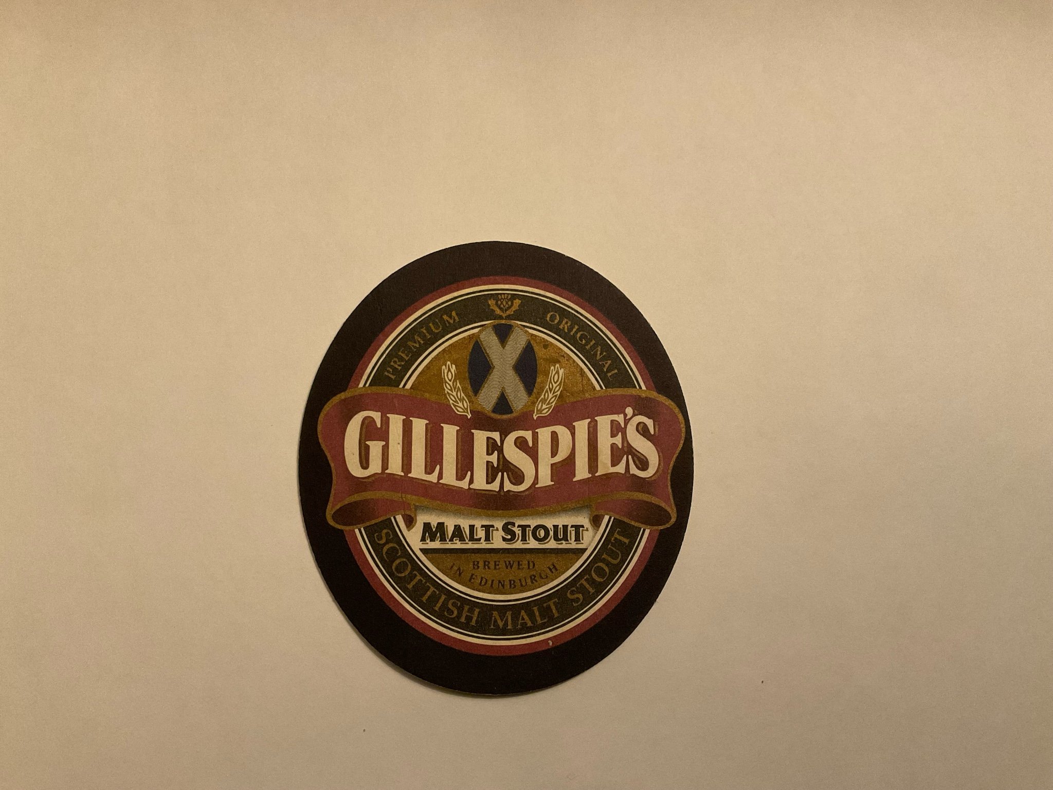 Gillespie's Malt Stout Glasunder.. | Köp från Jusistore på Tradera ...