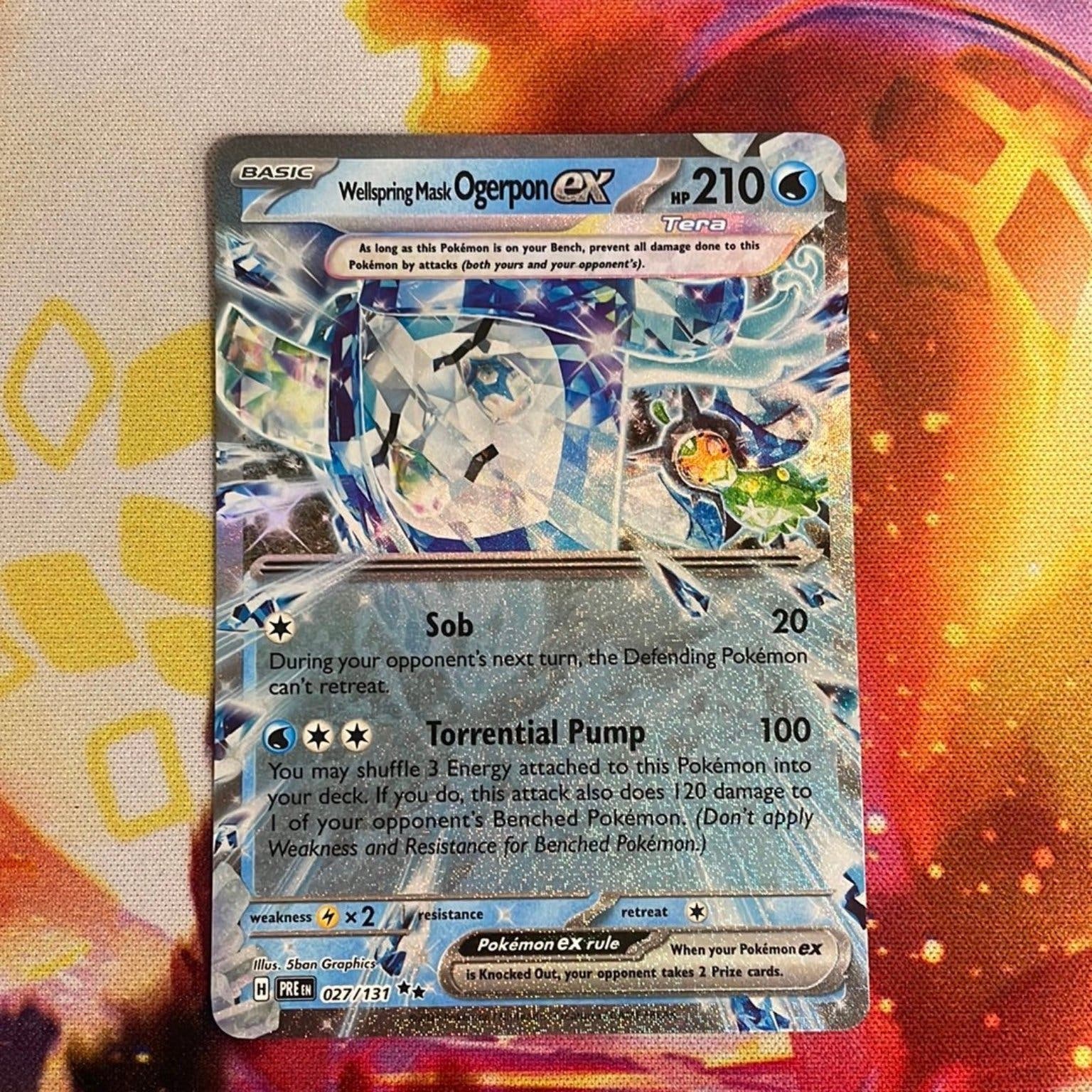Wellspring Mask Ogerpon EX - Pokémonkort 064/13.. | Köp på Tradera ...