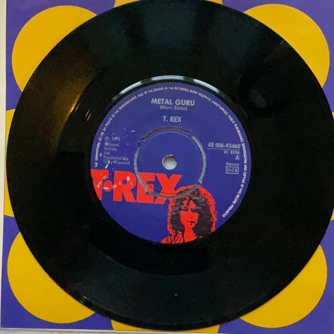 T. Rex - Metal Guru / Lady - 7" Vinyl Singel | Köp på Tradera (697182316)