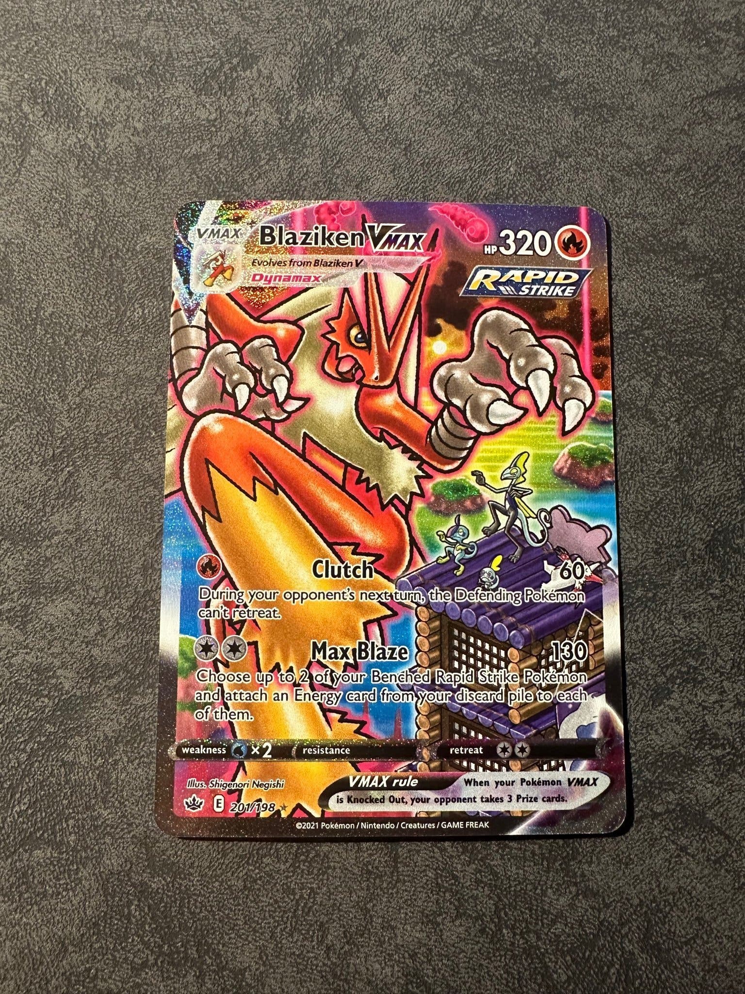 Blaziken VMAX #201 Alt art Chilling Reign - Pok.. | Köp på Tradera ...
