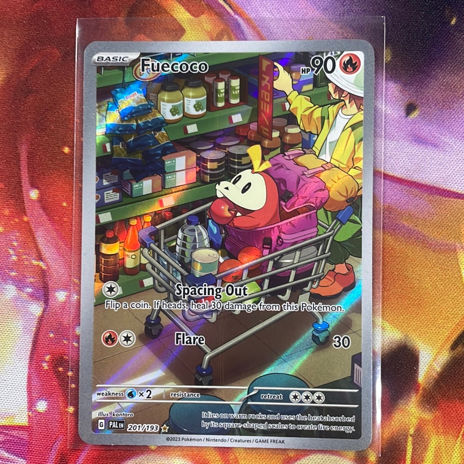 Fuecoco full art pokemon | Köp på Tradera (600079452)