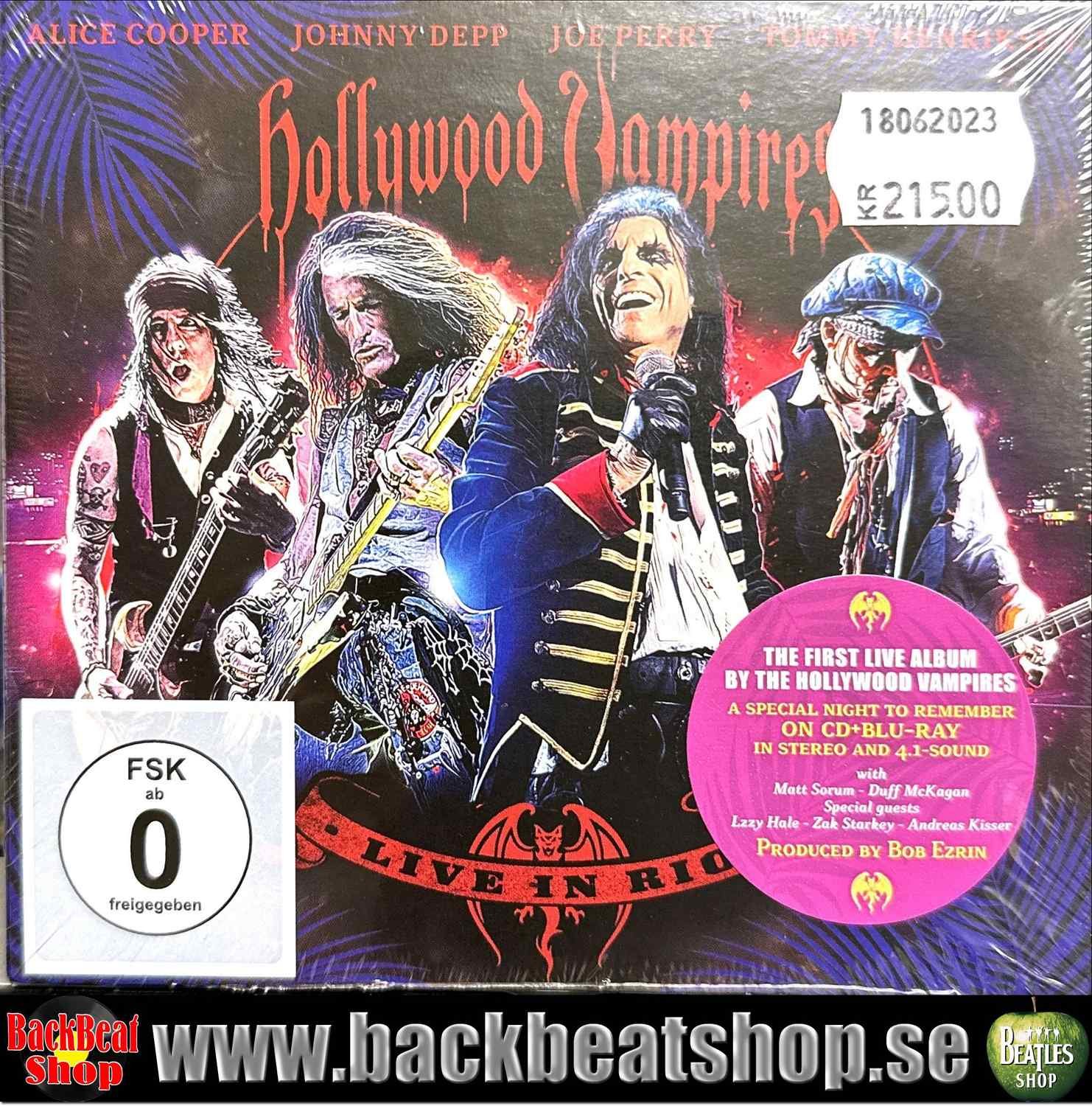 HOLLYWOOD VAMPIRES - LIVE IN RIO .. | Köp från backbeat på Tradera ...