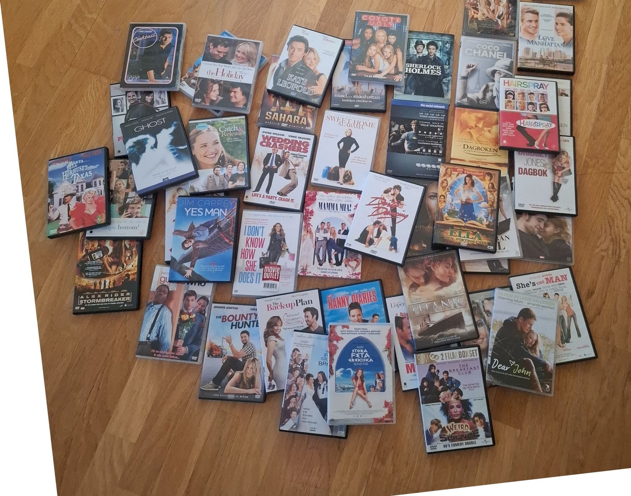 Stor DVD-samling - Romcoms, action och mer! | Köp på Tradera (696870377)