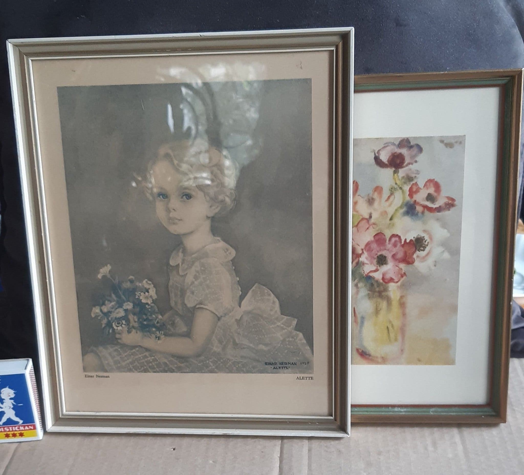 Se produkter som liknar Vintage söt Tavla tryck Einar.. på Tradera ...