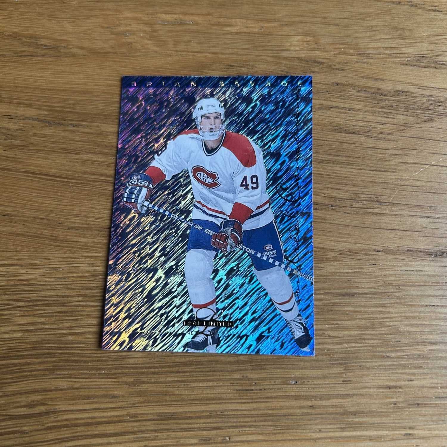 1995-96 Leaf Limited #82 Brian Savage MONTREAL .. | Köp på Tradera ...