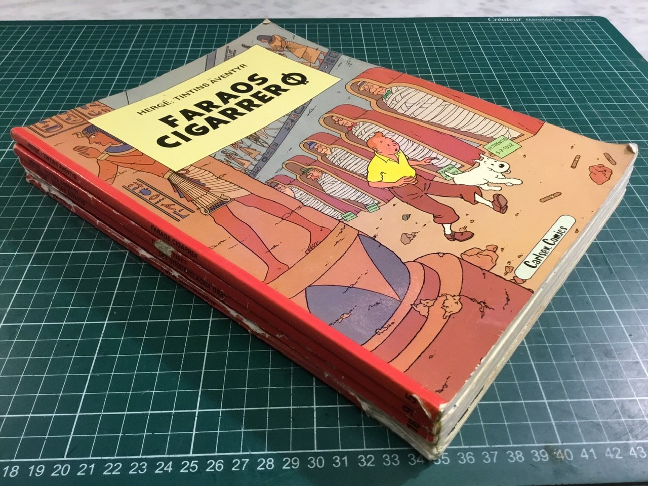 4 Tintins Äventyr: Faraos Cigarrer, Tibet, Sönd.. | Köp på Tradera ...