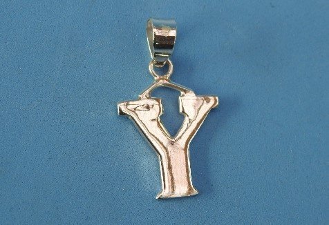 Y Bokstav Symbol Hänge Äkta .. | Köp från SILVER-IMPORT på Tradera ...