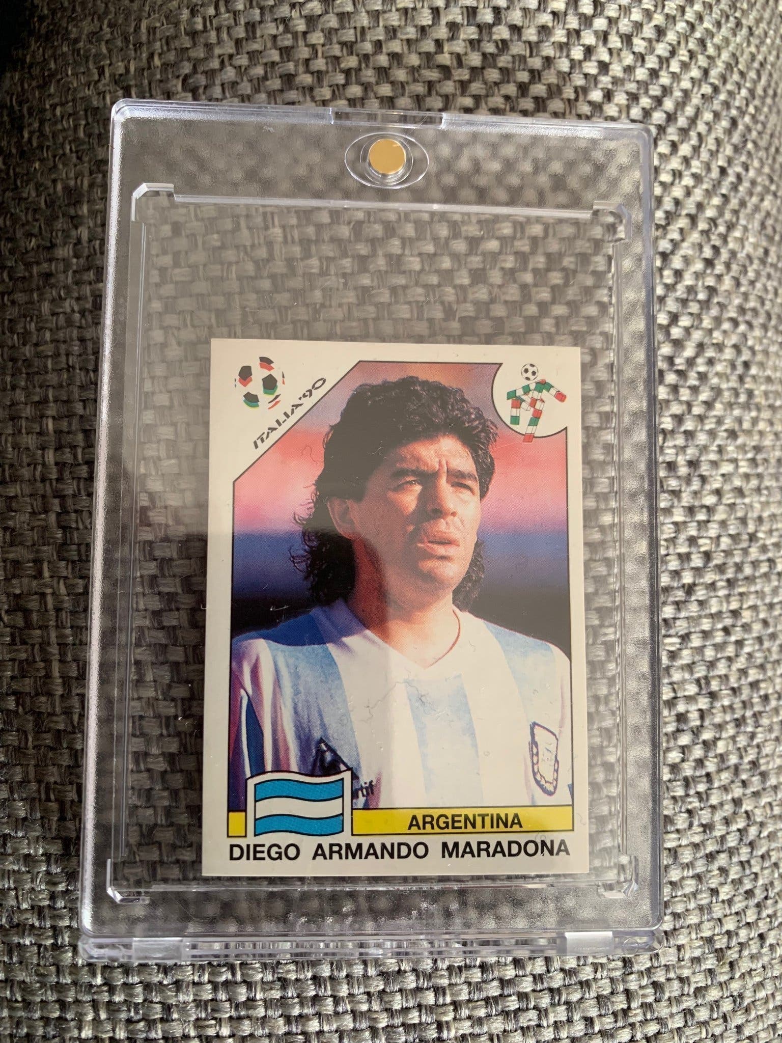 Diego Maradona World Cup Story Samlarbild, Stic.. | Köp på Tradera ...
