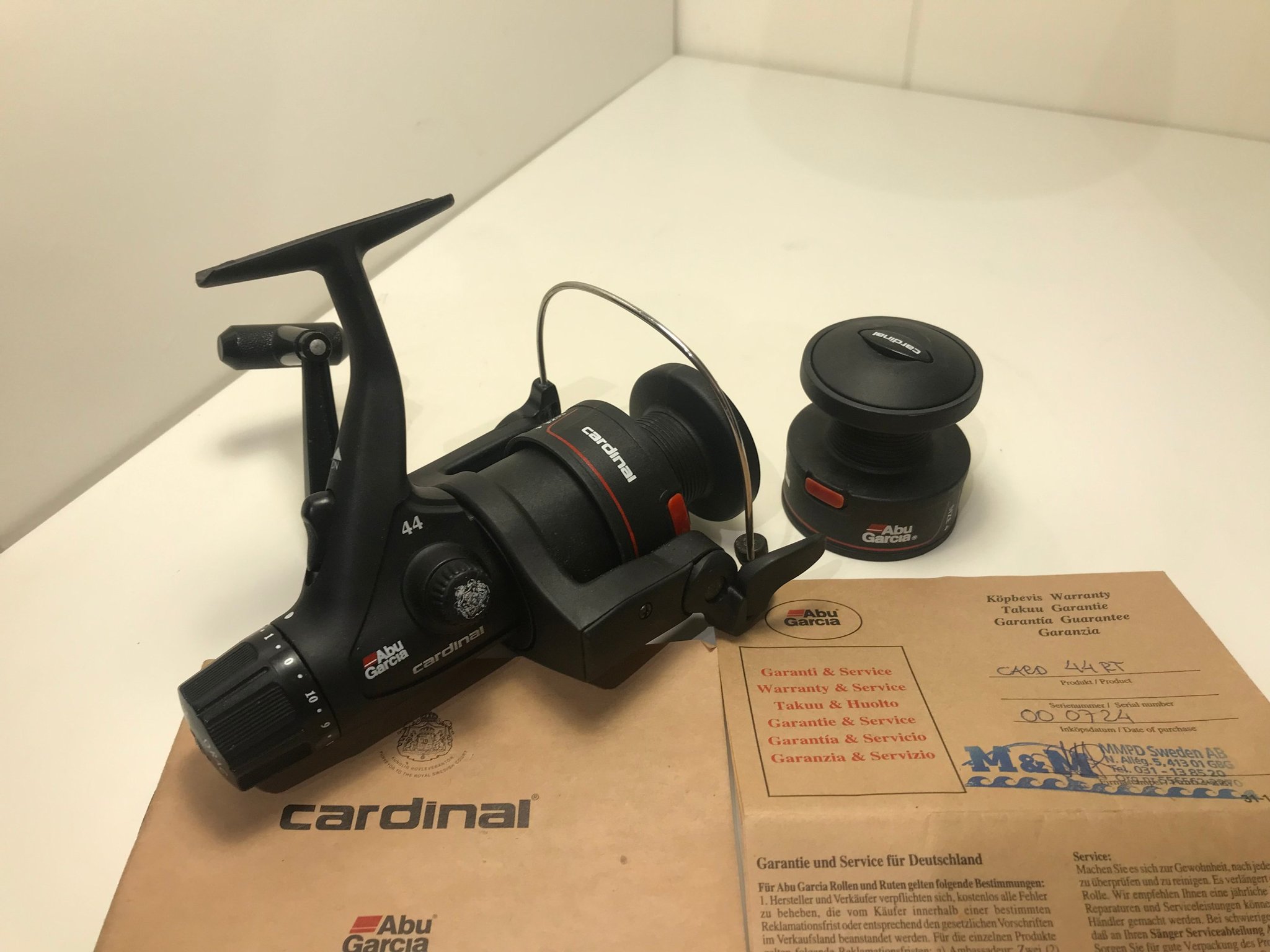 Abu Garcia Cardinal 44 RT vintage haspelrulle i.. | Köp på Tradera ...