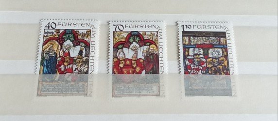 Liechtenstein Mi 731-733 (1979) pf serie Konst .. | Köp på Tradera ...