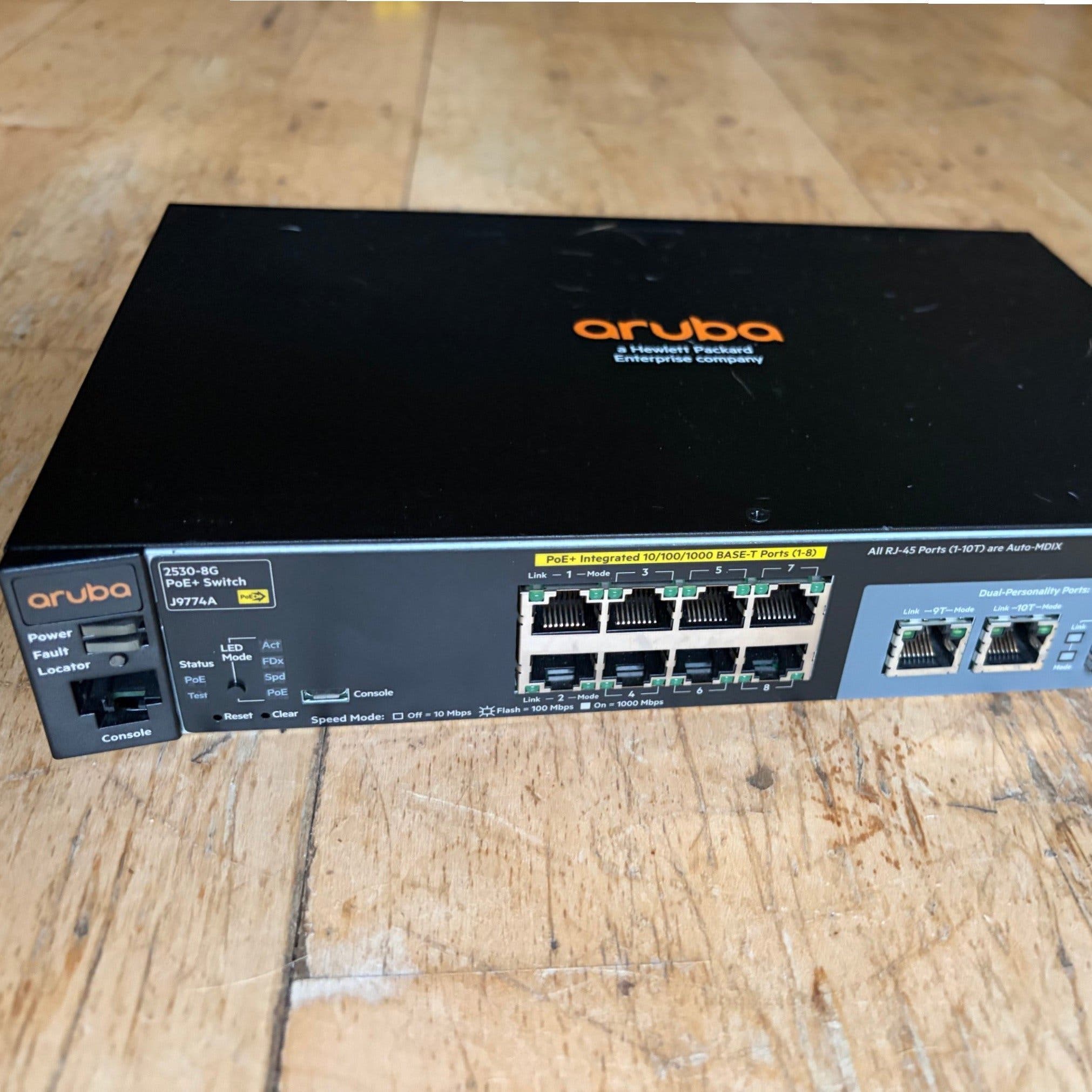 Aruba 2530-8G PoE+ Switch J9774A | Köp på Tradera (735029498)