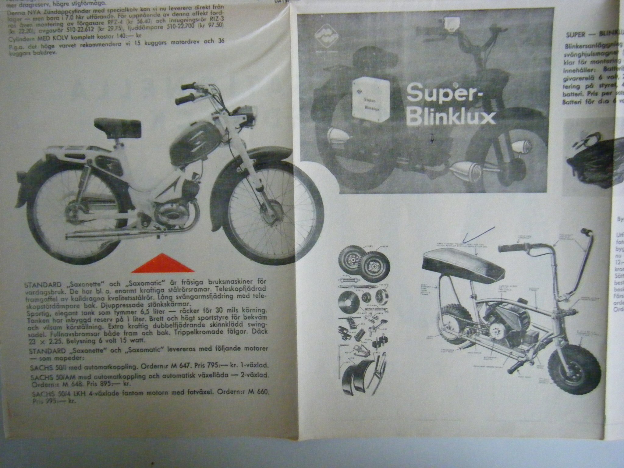 Moped och MC broschyr - Mobilia - Bensinia - Sa.. | Köp på Tradera ...