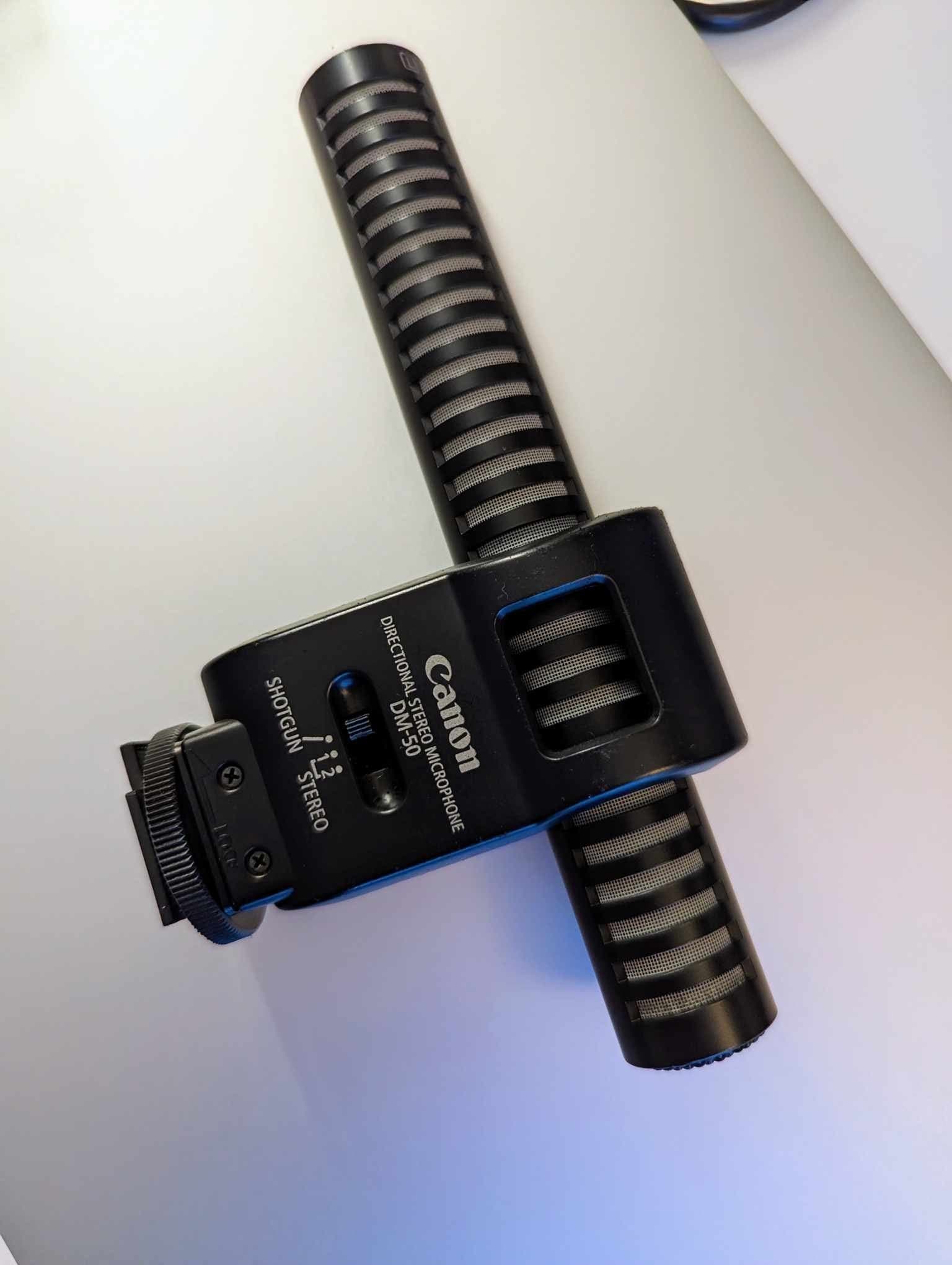 Canon DM-50 Directional Microphone - Works well.. | Köp på Tradera ...