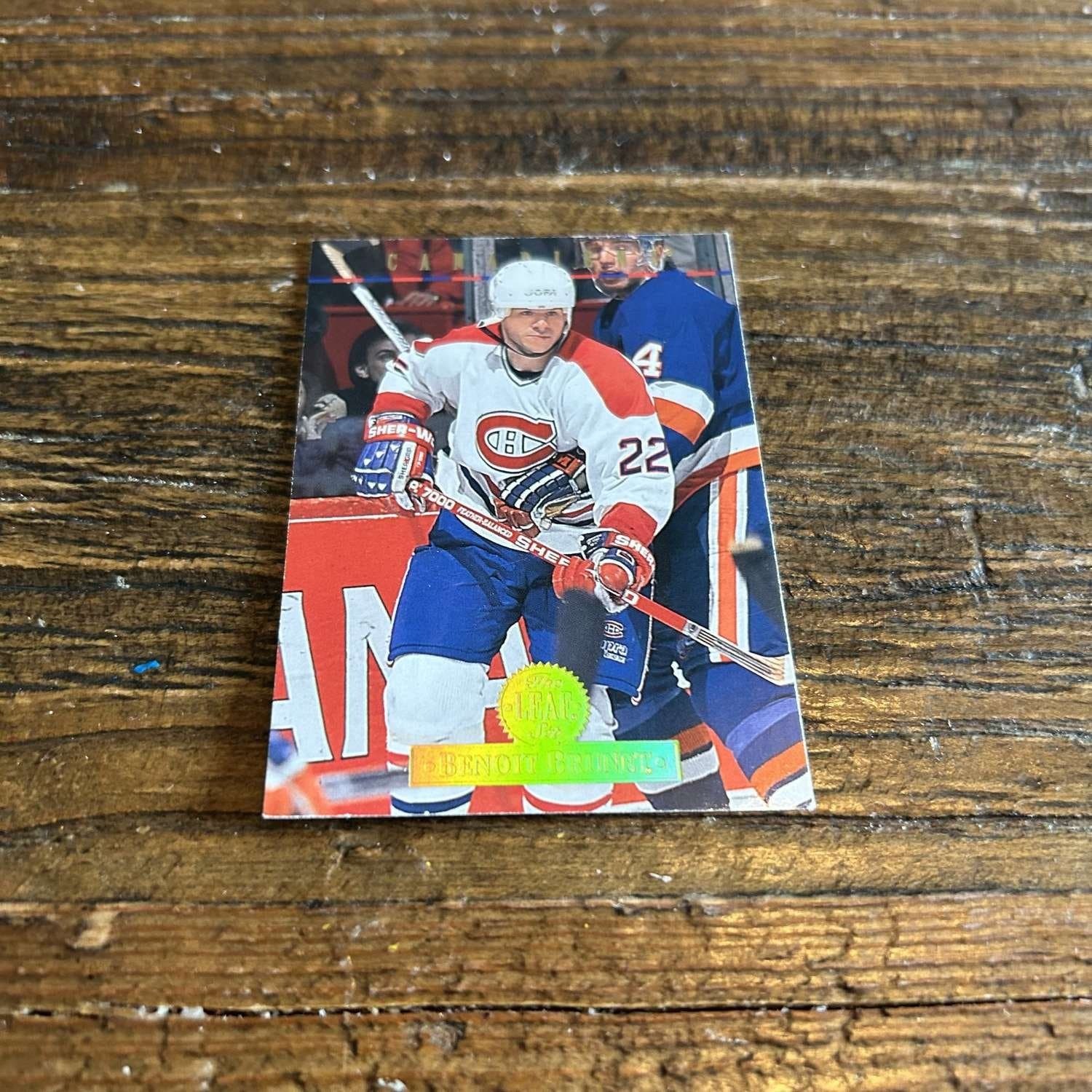 1994-95 Leaf #401 Benoit Brunet - Montreal Cana.. | Köp på Tradera ...