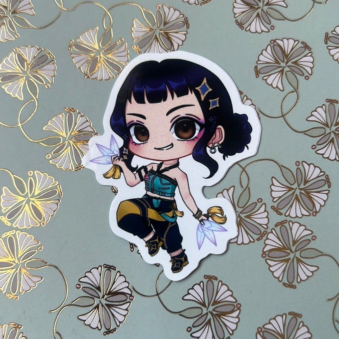 Kpop demon hunters Zoey sticker | Köp på Tradera (695510147)