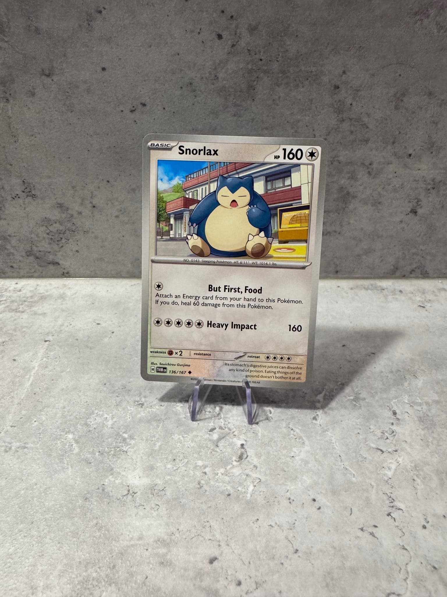 Snorlax - 136/167 - Twilight Masquerade - 2024 .. | Köp på Tradera ...