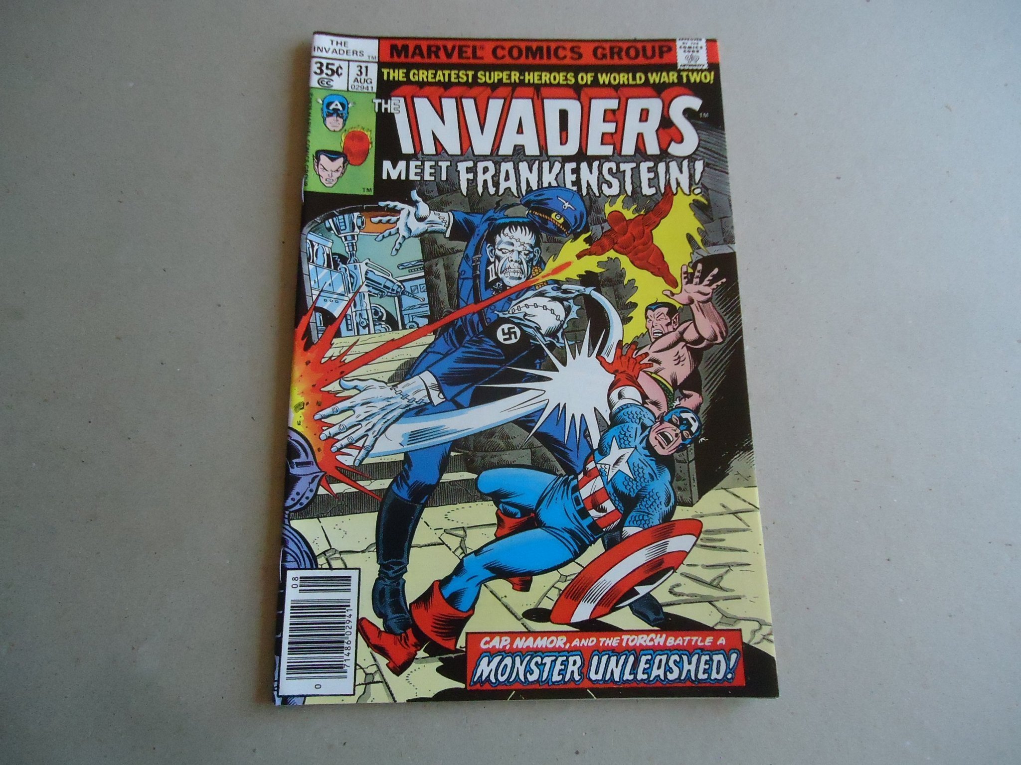 OLÄST EX 1978 INVADERS 31 Captain America WW2 N.. | Köp på Tradera ...