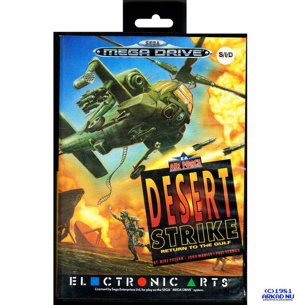 DESERT STRIKE RETURN TO THE GULF MEGADRIVE (340700839) ᐈ arkadnu på Tradera